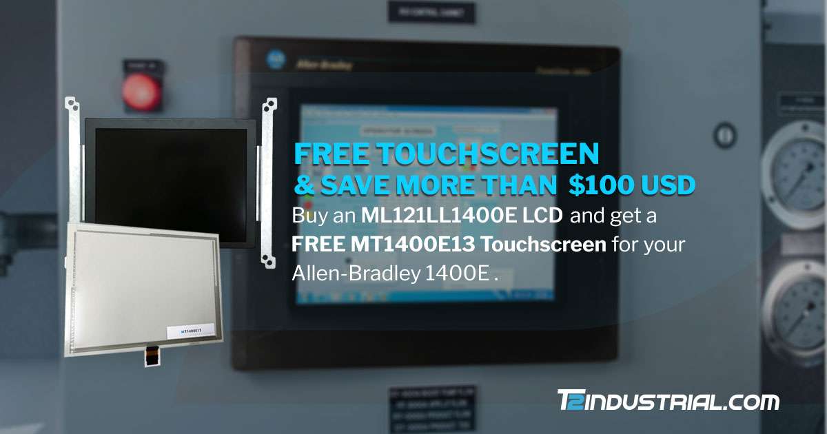 LCD Upgrade Kit for Panelview 1400E controller crt to lcd retrofit